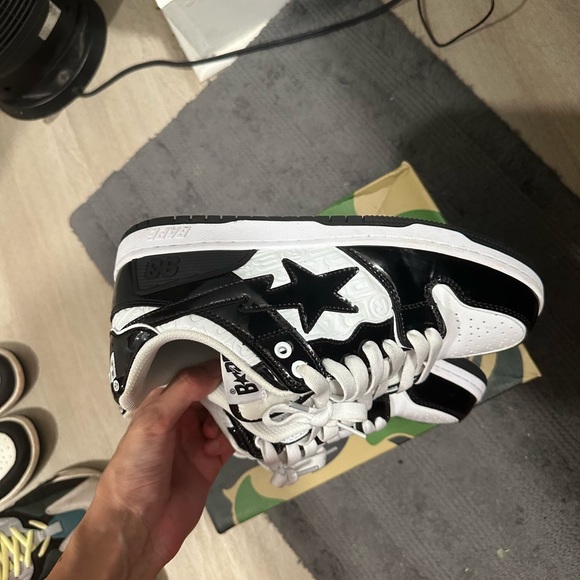 Bape | Shoes | Bape Sk8sta Black And White | Poshmark